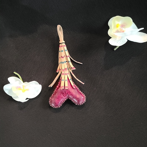 Art | Keychain African Woven Leather Telephone Wire Keychain Tuareg ...